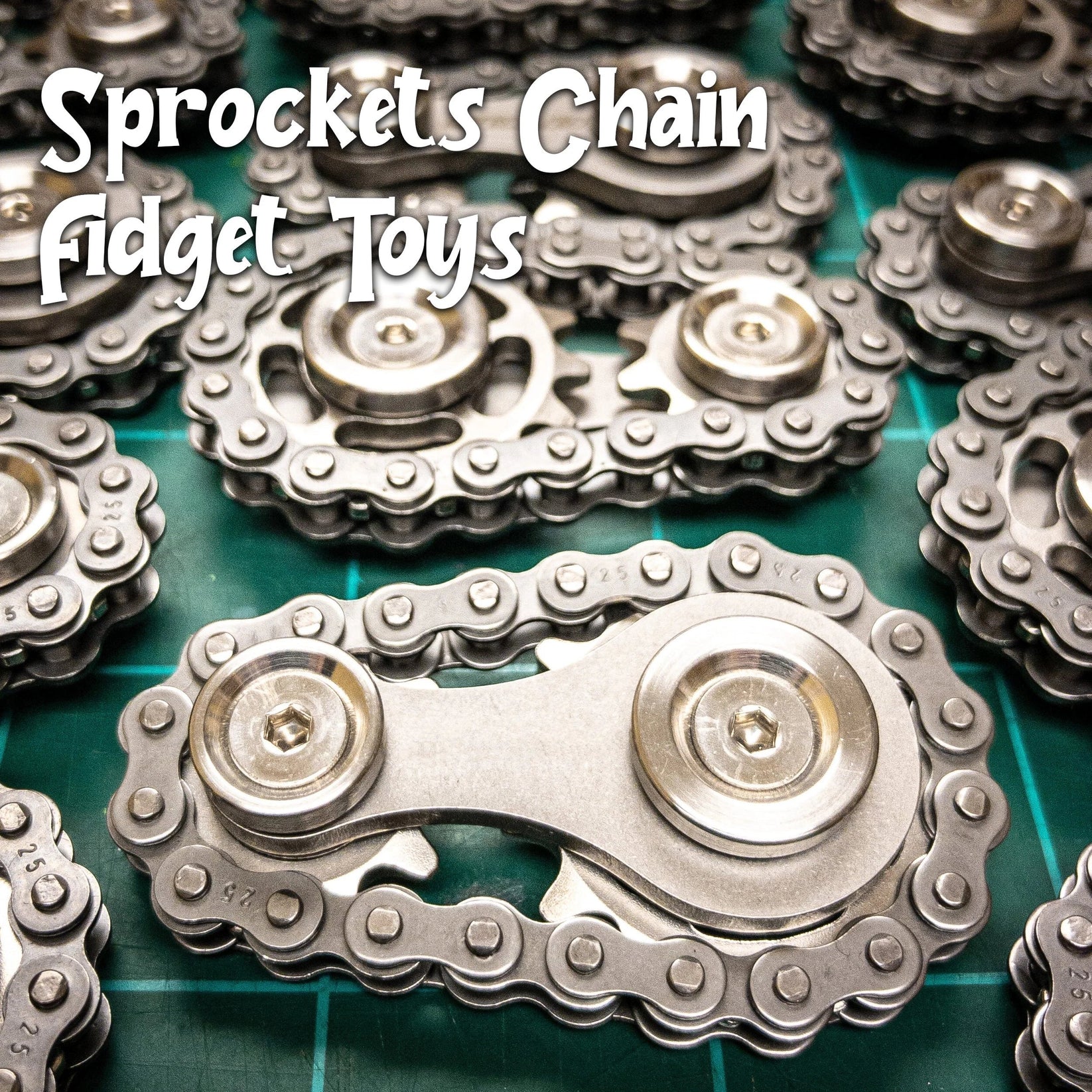 Sprockets Bicycle Chain Fidget Spinner Toys – Enjoypunk.com