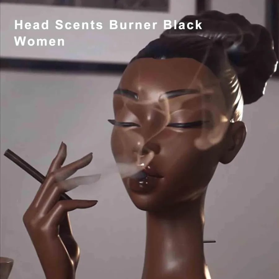 🔥Head Incense Burner Black Woman – Enjoypunk.com