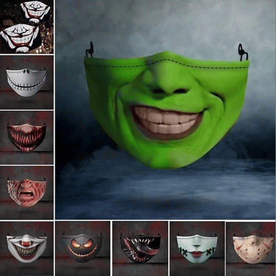 🎃Early Halloween Promotion🎃Halloween Half Face Scare Masks – Enjoypunk.com