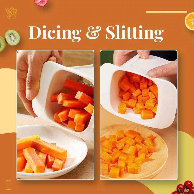 2-in-1 Vegetable Chopper Dicing & Slitting – Enjoypunk.com
