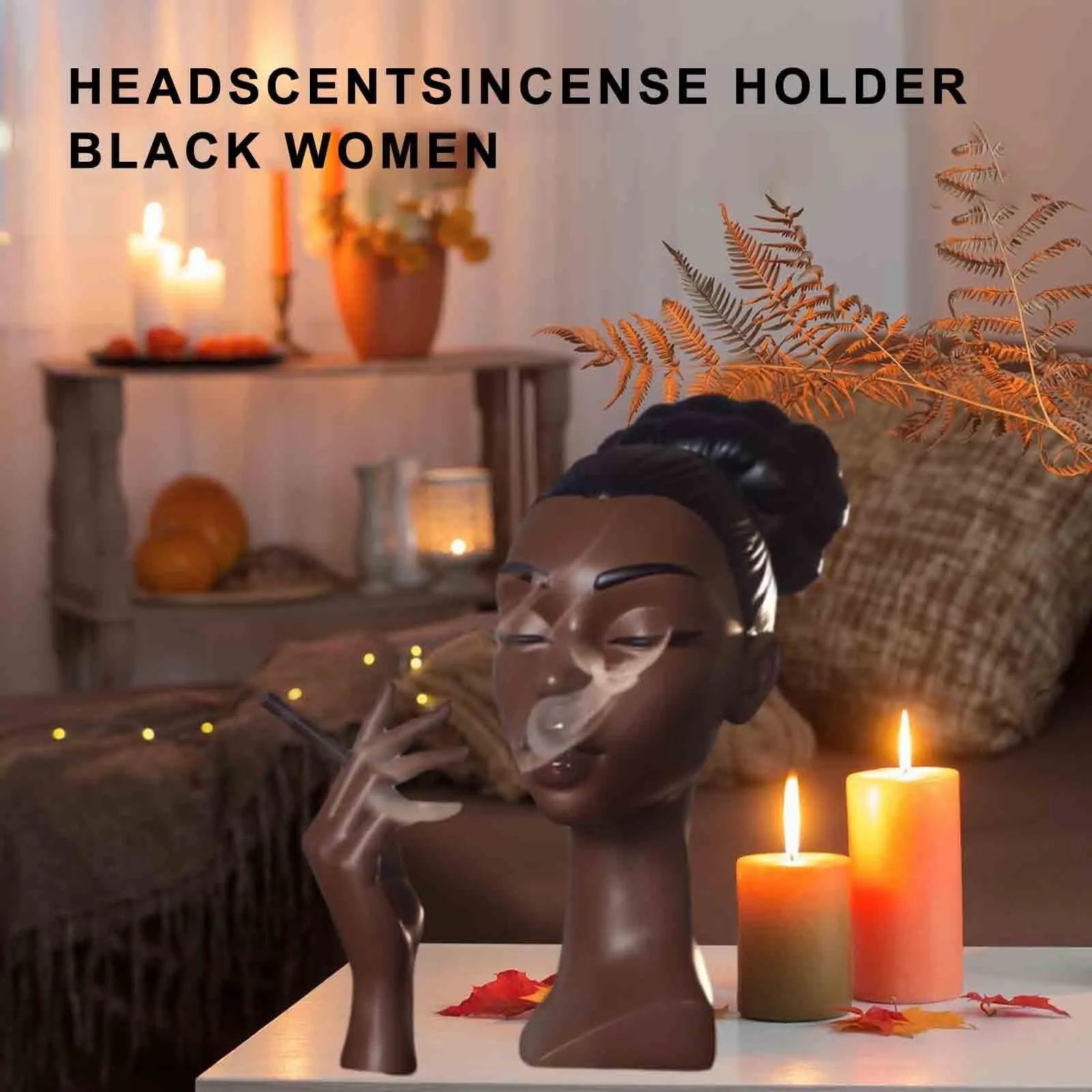 🔥Head Incense Burner Black Woman – Enjoypunk.com