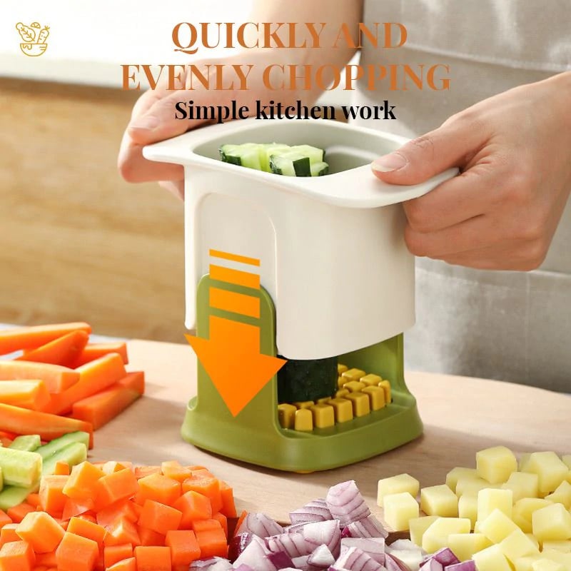 2-in-1 Vegetable Chopper Dicing & Slitting – Enjoypunk.com