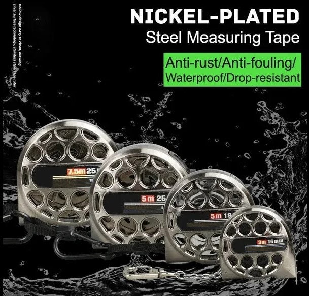 Stainless Steel Anti-corrosion Retractable Metric Ruler – Enjoypunk.com