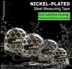 Stainless Steel Anti-corrosion Retractable Metric Ruler – Enjoypunk.com