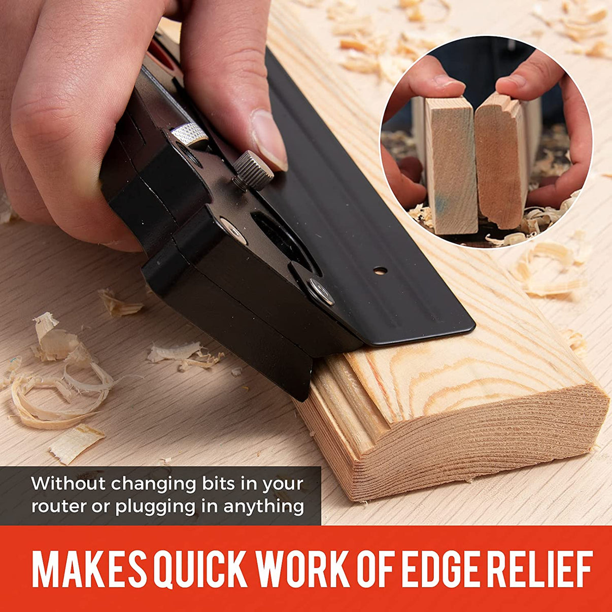 Chamfer Plane - Woodworking Edge Corner Flattening Tool – Enjoypunk.com